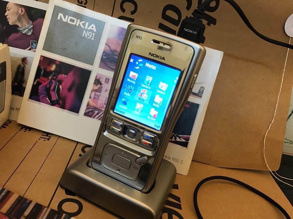 Nokia N91 Silver Chrome Fullbox new 99.999%, hàng sưu tầm cực hiếm... - 5.900.000đ | Nhật tảo
