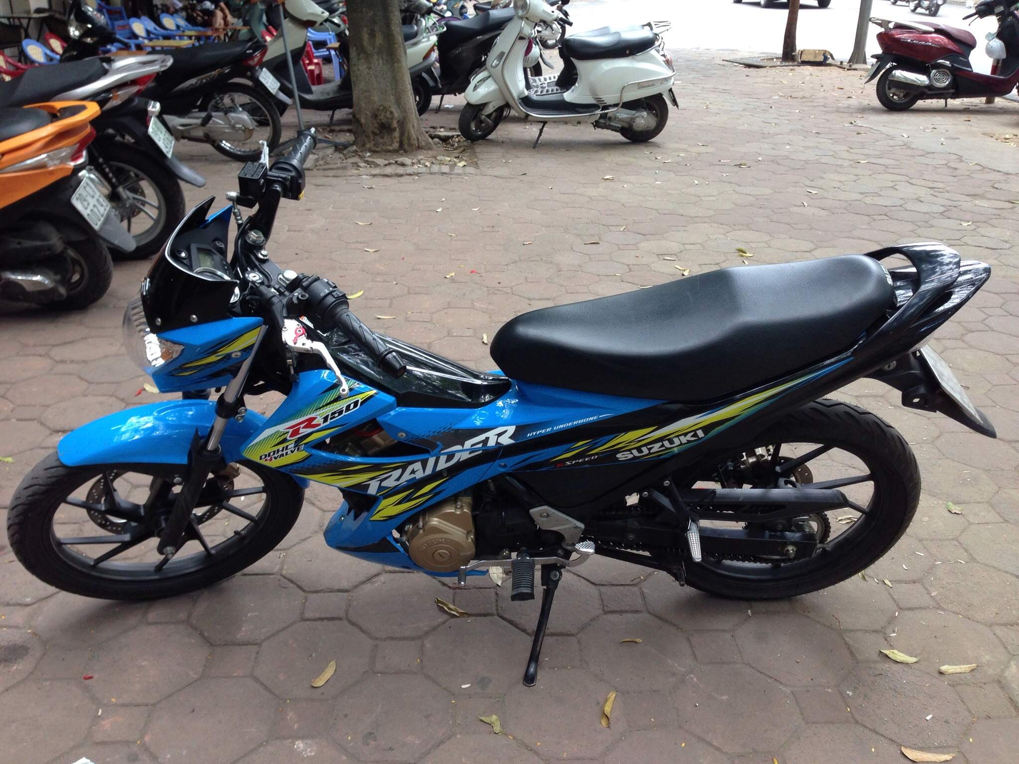 Raider 150cc 6 số cực khỏe tốc độ xe chính chủ màu XANH GP cực ngầu giá ...