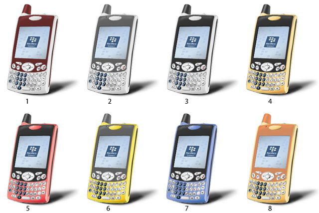 Color options for Treo 650