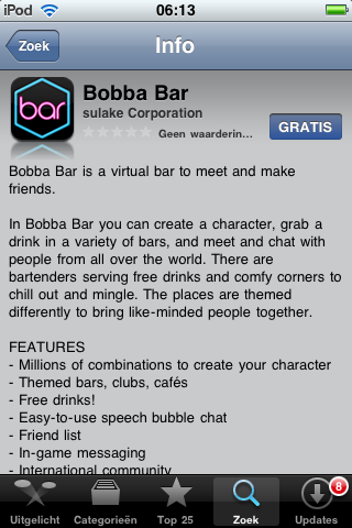 [Free app] Bobba Bar (như The Sim) | Viết bởi Rekkah