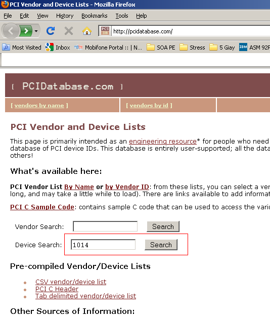 Cách tìm driver còn thếu cho Windows | Viết bởi whitehouse