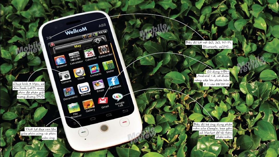 WellcoM A88 - Android dành cho người Việt | Viết bởi WellcoM Mobile