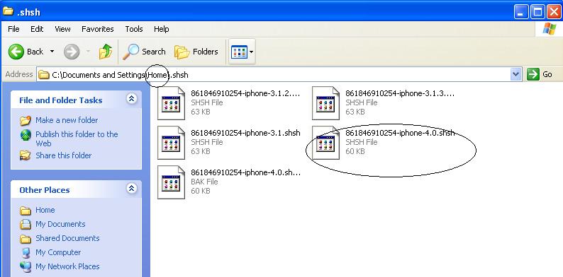 Hướng dẫn bằng hình - lấy SHSH & tạo server ảo = Umbrella để restore ...