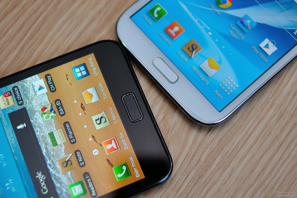 Trên tay Samsung Galaxy Note II: S3 phóng to trang bị SPen...