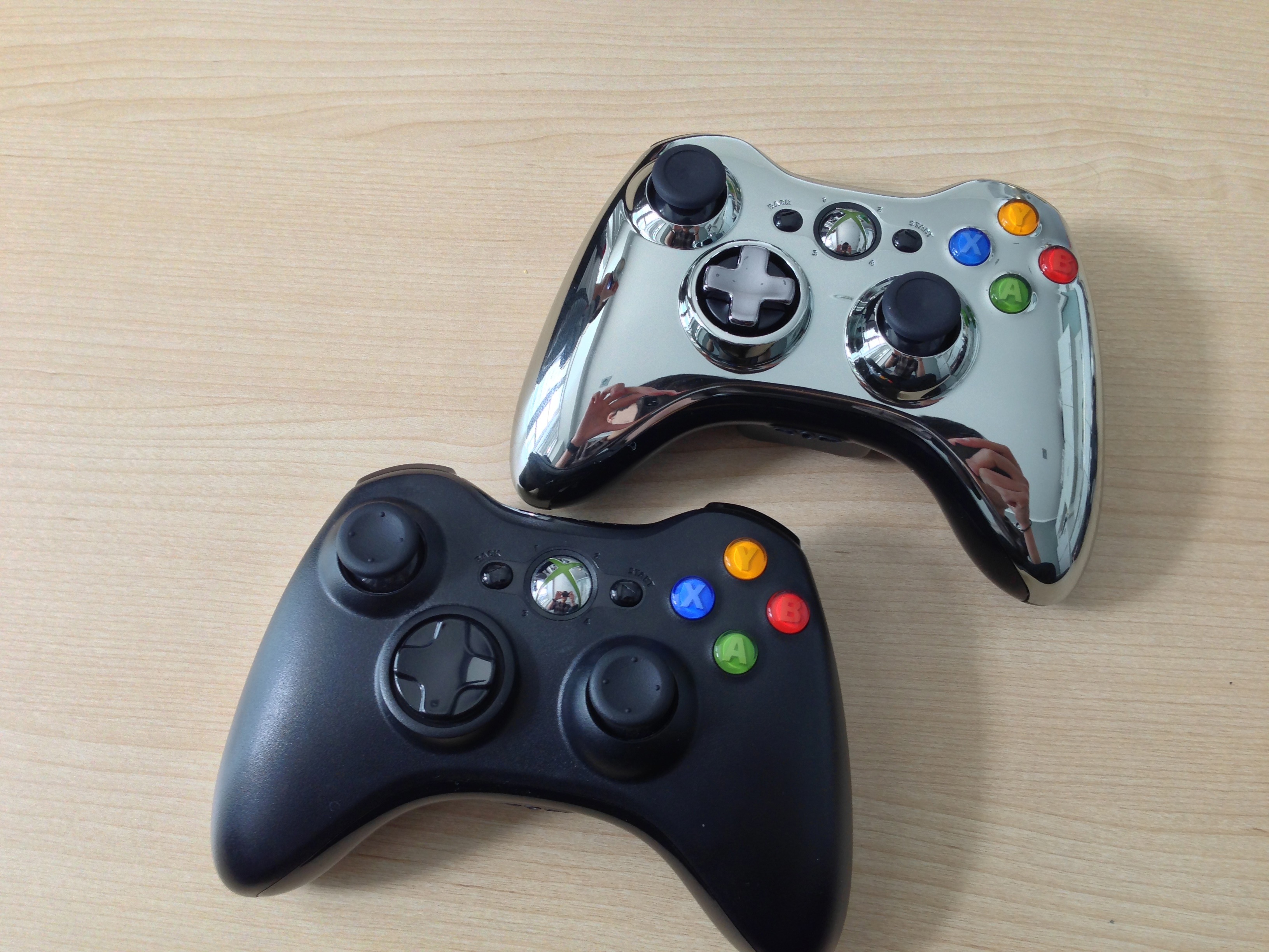 Trên tay tay cầm xbox 360 silver chrome | Viết bởi sLim.