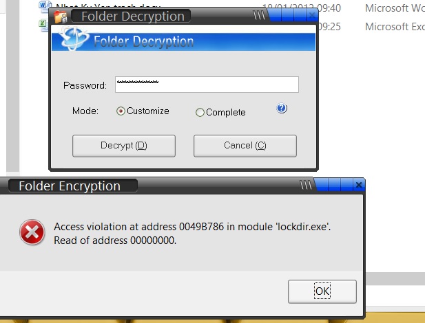 Lockdir báo lỗi I/O error 123. Giúp mình với | Viết bởi bruce_lee