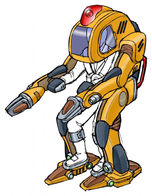 Panasonic nâng cấp bộ xương robot Power Loader Light