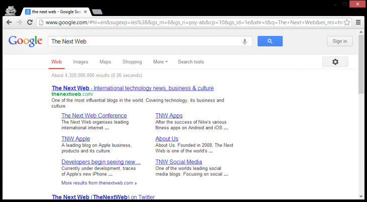 Google đang thử nghiệm menu điều hướng mới trên trang web của mình?