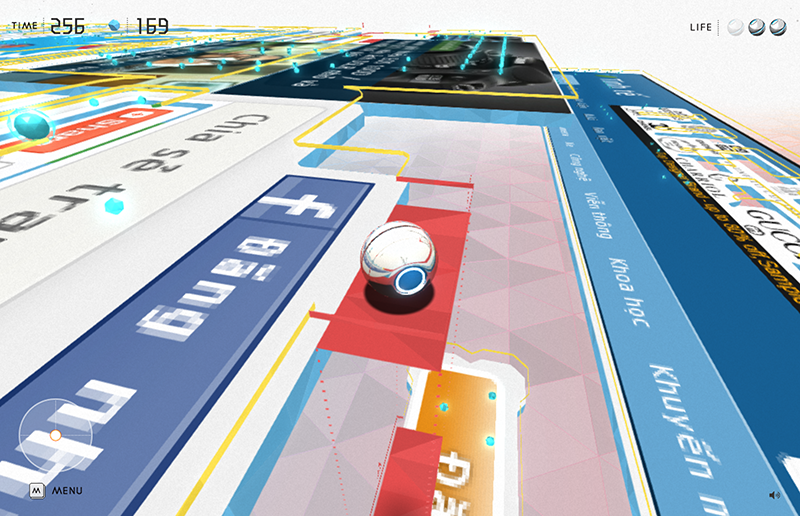 World Wide Maze: trò chơi chạy bằng Chrome trên máy tính, điều khiển ...