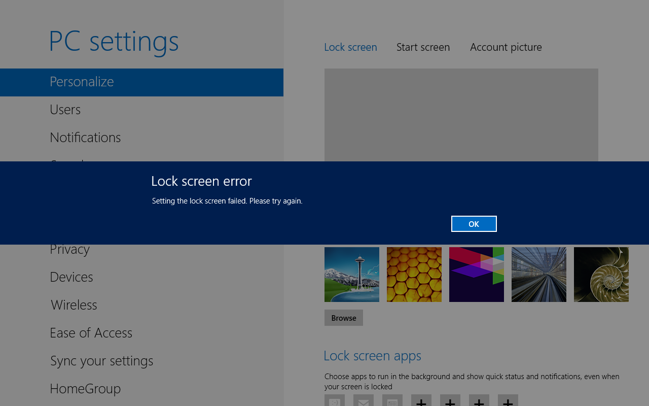Windows 8 bị lỗi "Lockscreen Error" | Viết bởi wwwxadieu
