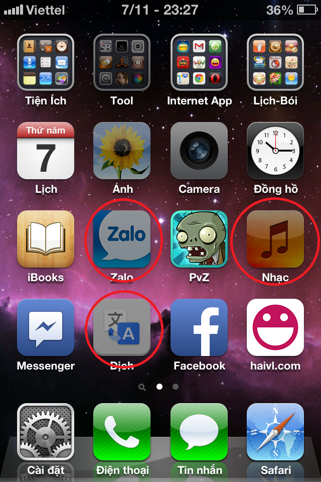 Icon của Iphone bị chuyển qua màu tối!