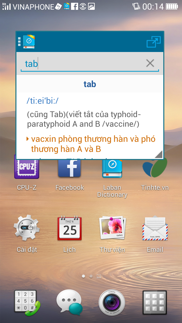 [Android] Từ điển Laban Dictionary | Viết bởi vuhai6