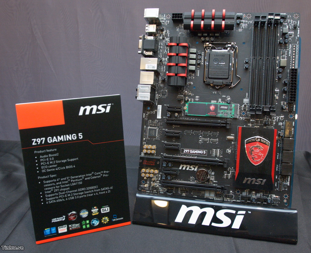 MSI giới thiệu dòng bo mạch chủ mới dùng chipset Intel Z97