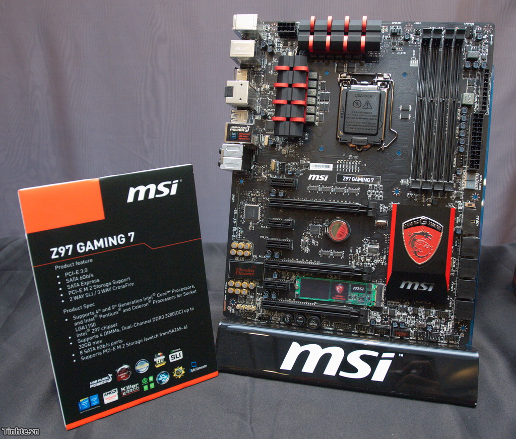 MSI giới thiệu dòng bo mạch chủ mới dùng chipset Intel Z97