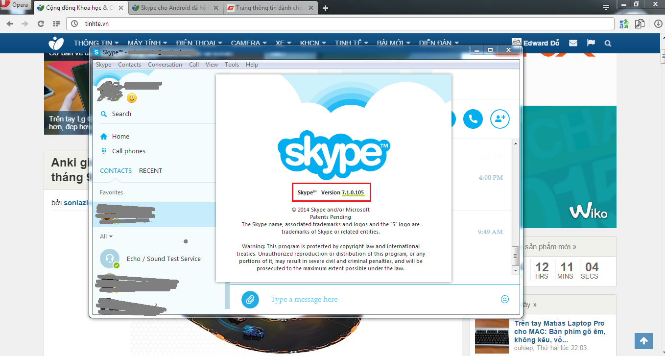 Skype cho Android đã hỗ trợ gửi ảnh ngay cả khi bạn bè offline, bản ...