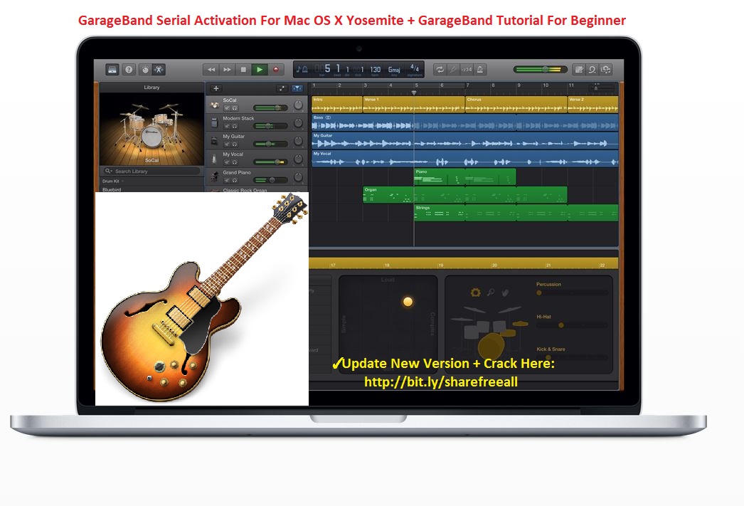 Apple GarageBand 10.1.6 Full cho Mac OS X-Biến Mac tạo thành một phòng ...