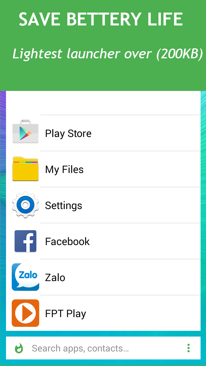 App with material design - Launcher fastest | Viết bởi Review App