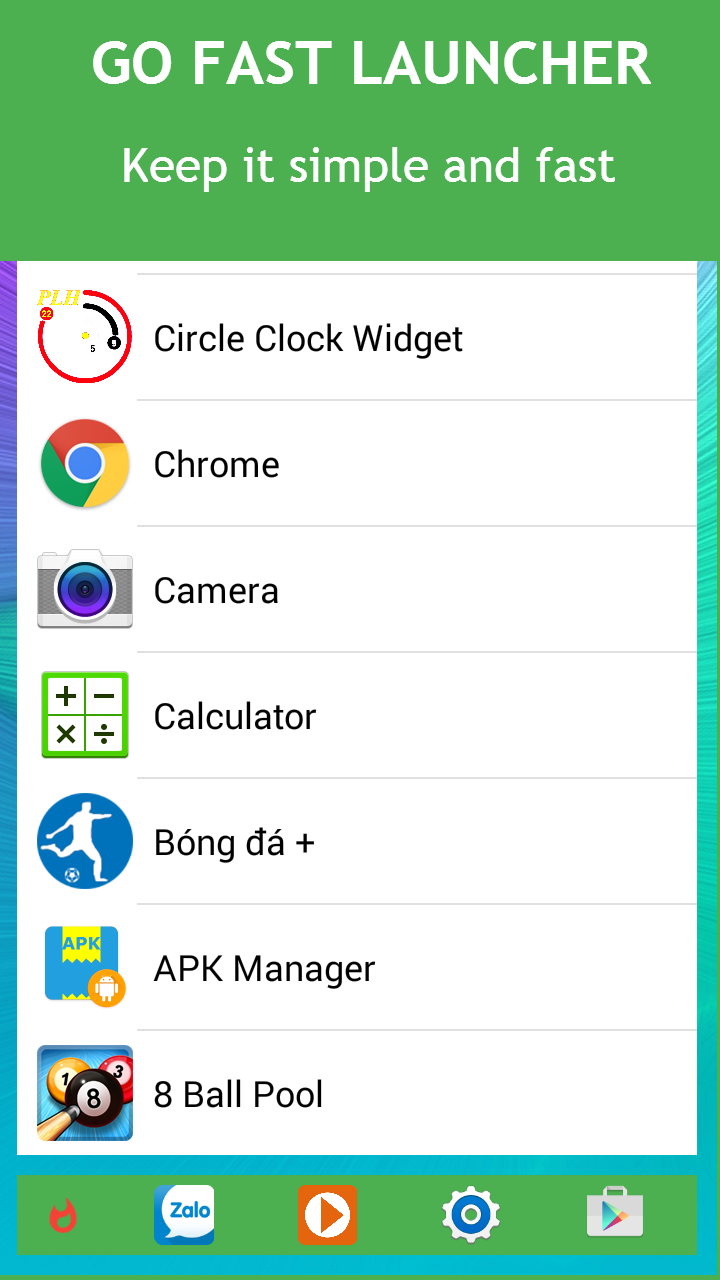 App with material design - Launcher fastest | Viết bởi Review App