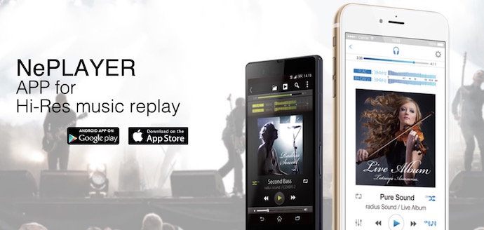 Phần mềm chơi nhạc trên smartphone, HF Player hay NEPlayer