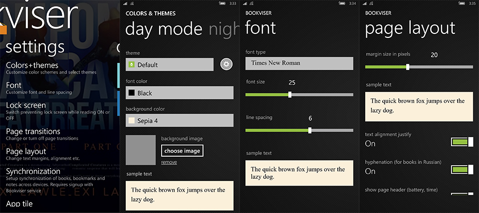 [Chia sẻ] Bookviser - ứng dụng đọc sách đa năng cho điện thoại chạy Windows