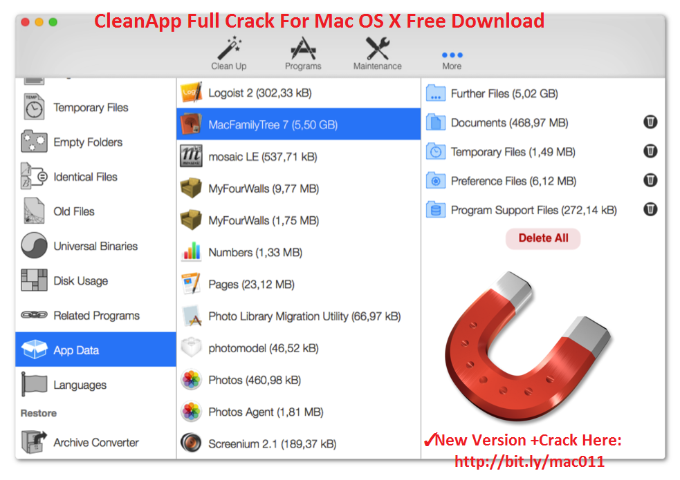 CleanApp 5.0.2 Full cho Mac OS X- tiện ích gỡ bỏ ứng dụng tổng hợp ...