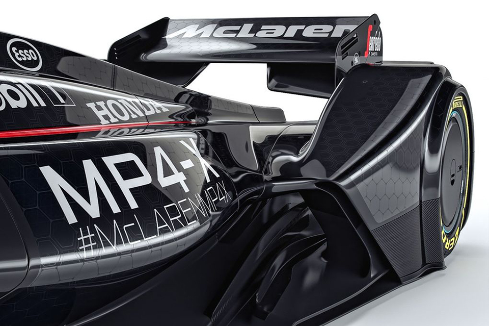 McLaren giới thiệu concept xe đua F1 MP4-X Formula One sử dụng buồng ...