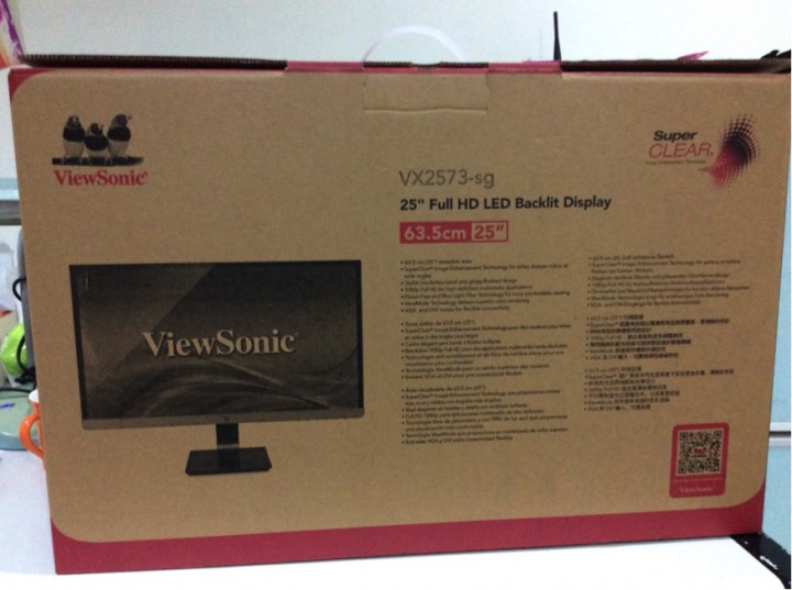 Đập hộp màn hình VIEWSONIC VX2573-SG | Viết bởi fullmoon000