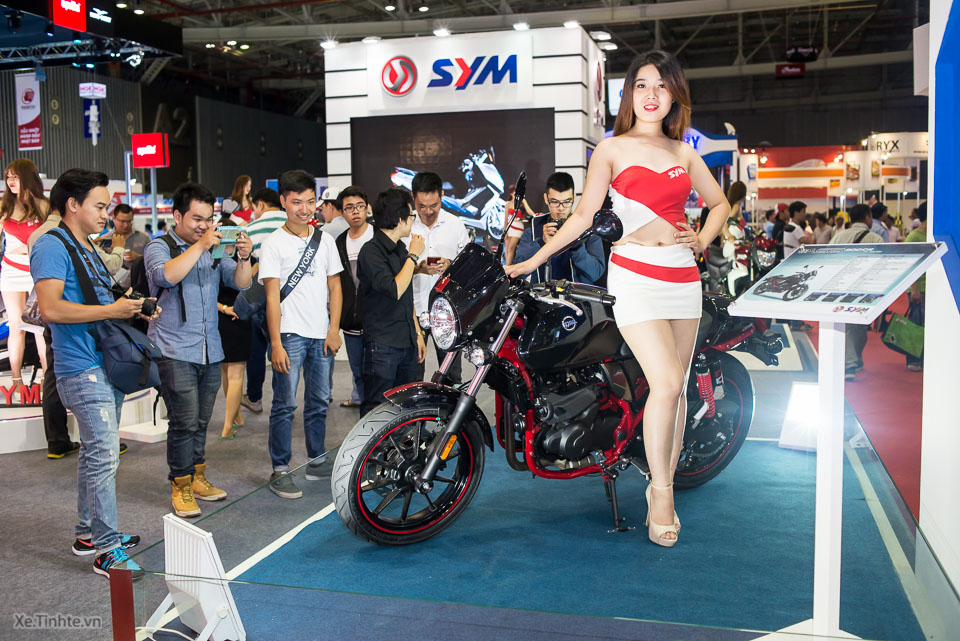 [VMCS 2016] Chi tiết SYM Wolf 300 CR - xe khá đẹp, hoàn thiện ổn, có ABS