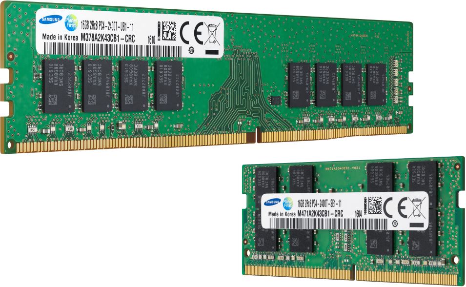 Samsung bắt đầu sản xuất chip nhớ DRAM DDR4 8 Gb 10 nm class, tốc độ ...