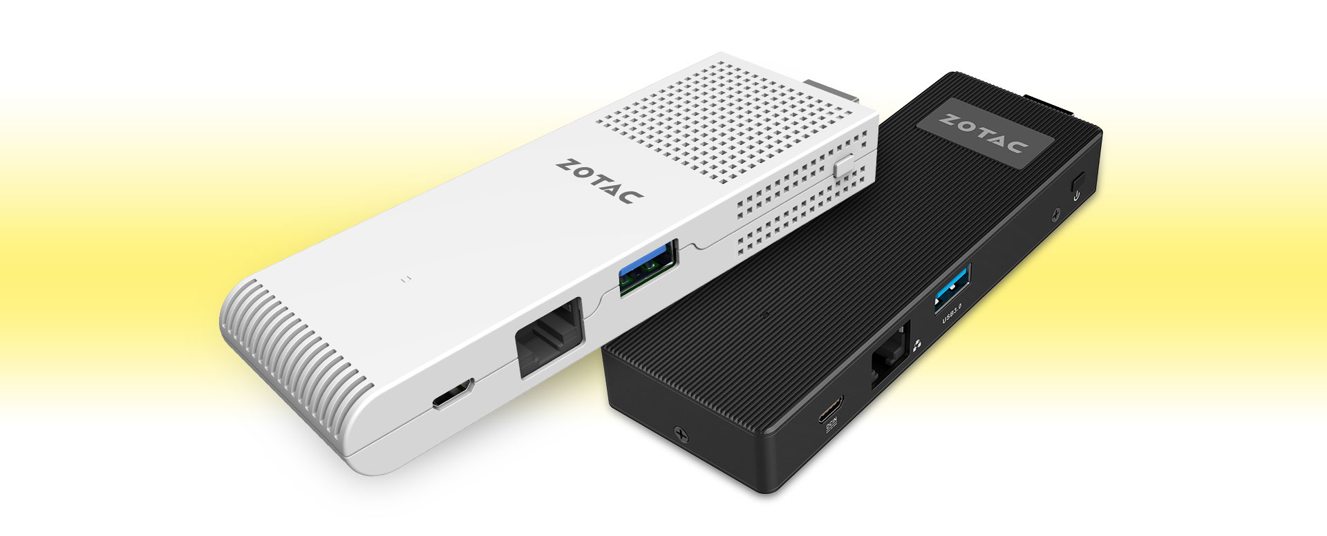 ZOTAC cũng có PC Stick: chip Atom x5, có bản tản nhiệt quạt và không quạt