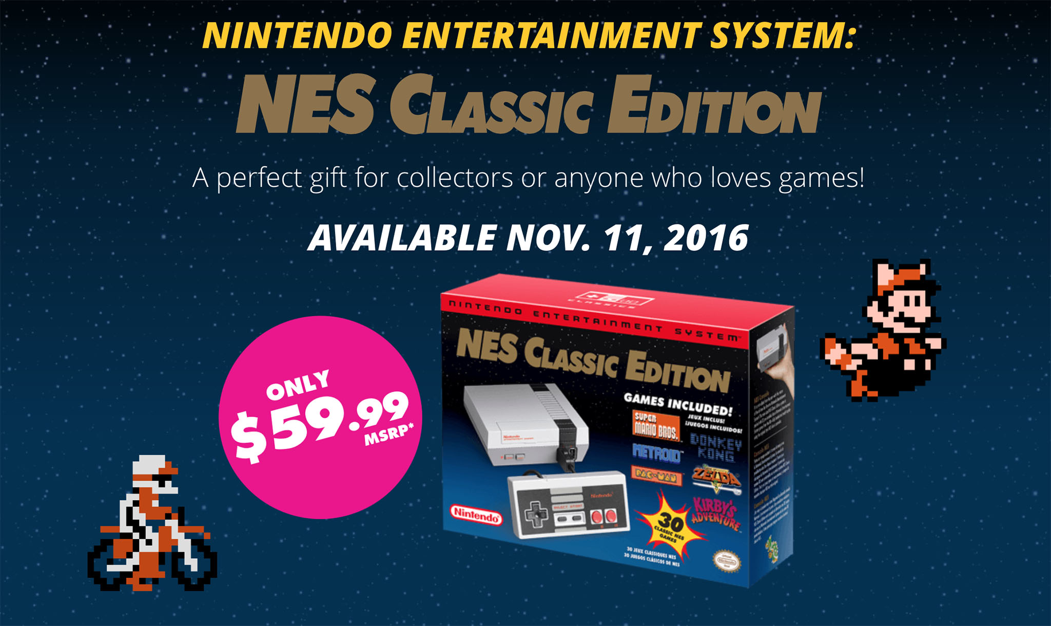 Nintendo NES Classic không thể cài thêm game mới, không có Internet ...