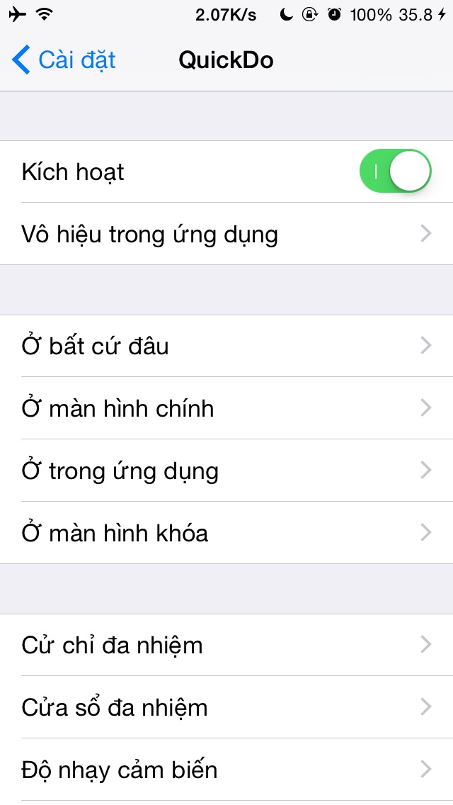 Cydia-QuickDo 3.9.3~beta5/(Activator) Việt hóa bởi @11511 | Viết bởi 11511