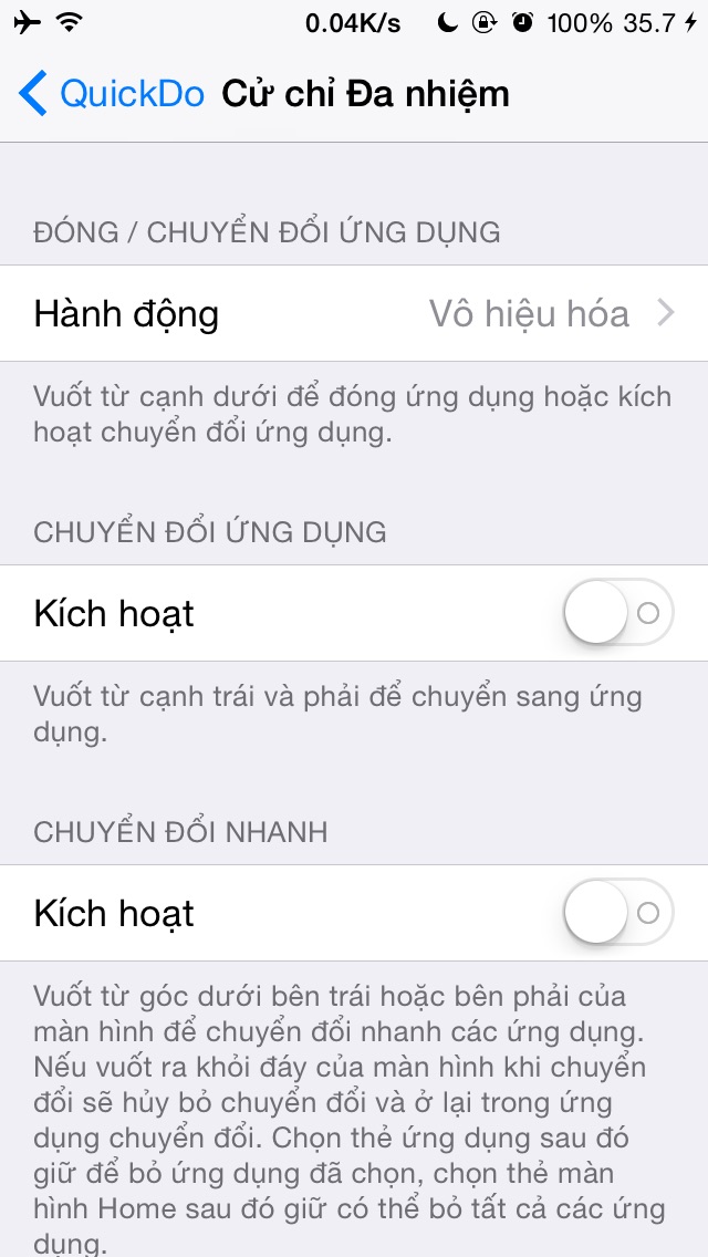 Cydia-QuickDo 3.9.3~beta5/(Activator) Việt hóa bởi @11511 | Viết bởi 11511