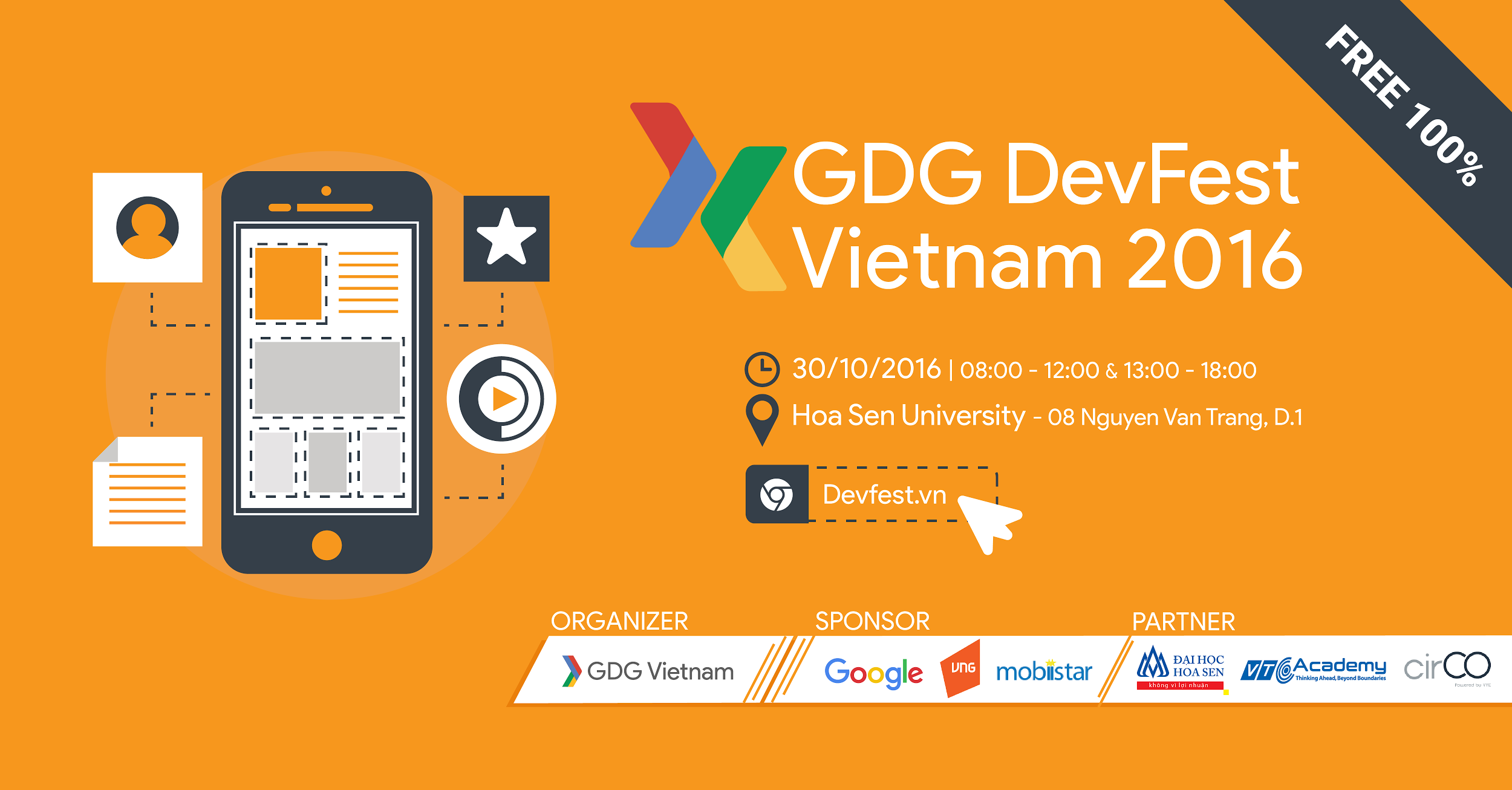 MỜI THAM GIA GOOGLE DEVFEST 2016 TẠI TP. HỒ CHÍ MINH | Viết bởi heavenangle