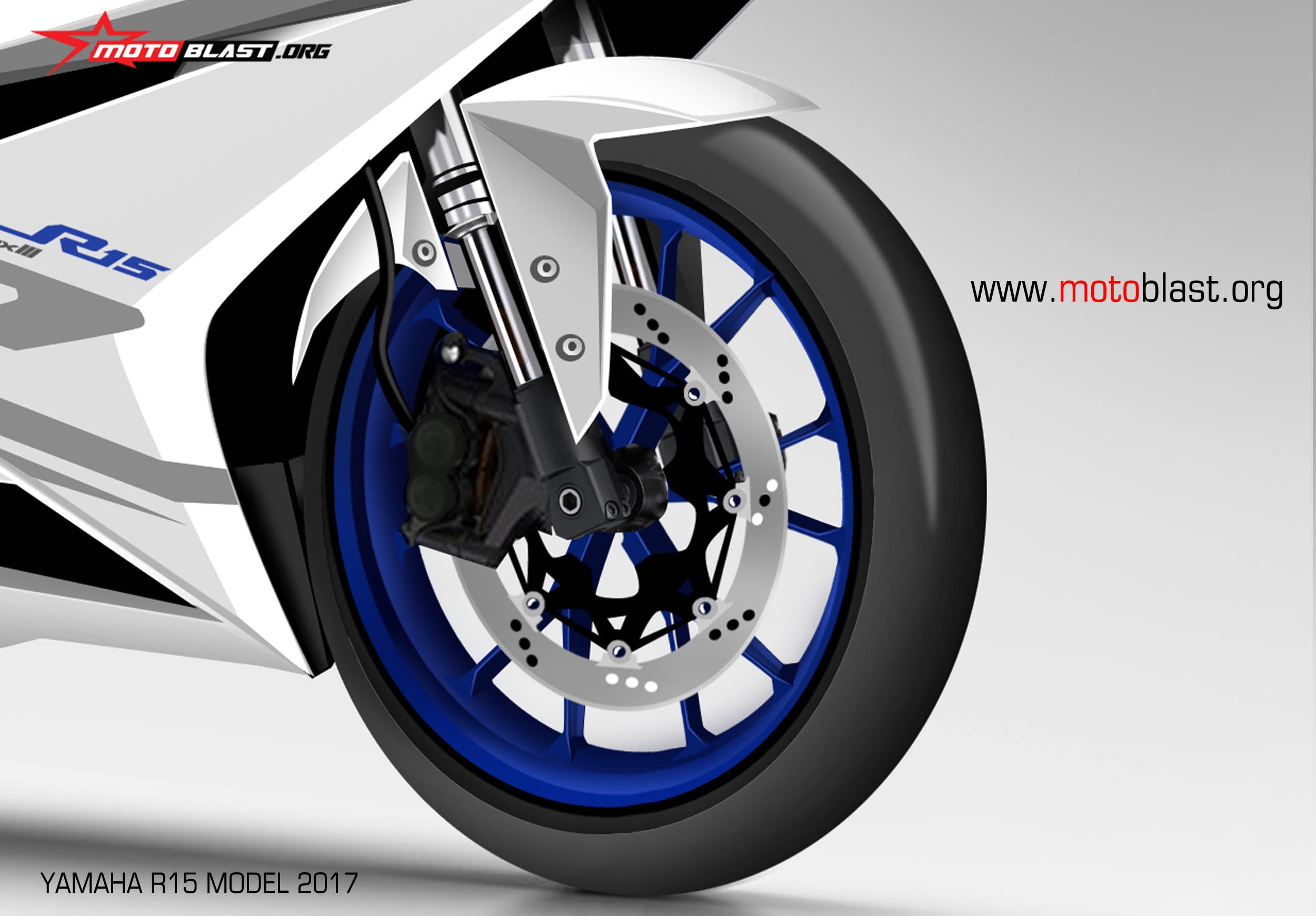 Hình ảnh đồ hoạ của Yamaha R15 v3.0 - đẹp hơn, dự kiến ra mắt giữa năm 2017