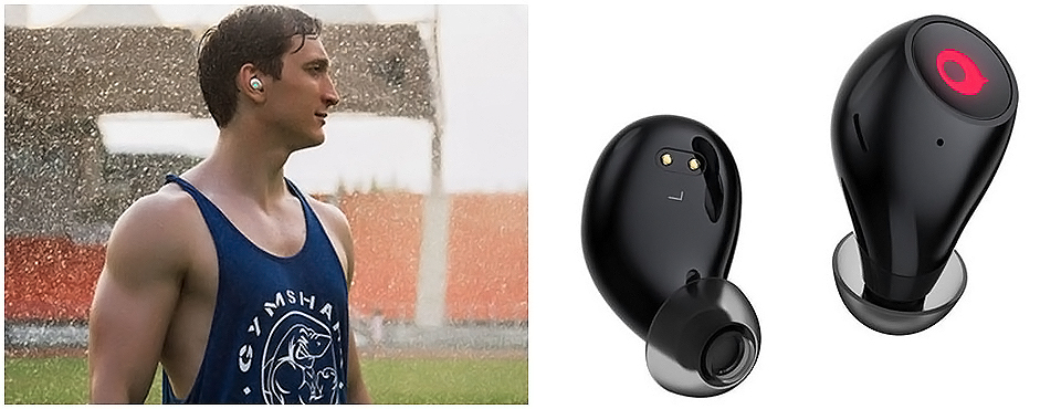 Crazybaby Air - Tai nghe in-ear bluetooth, đầy tính thể thao, chống ...