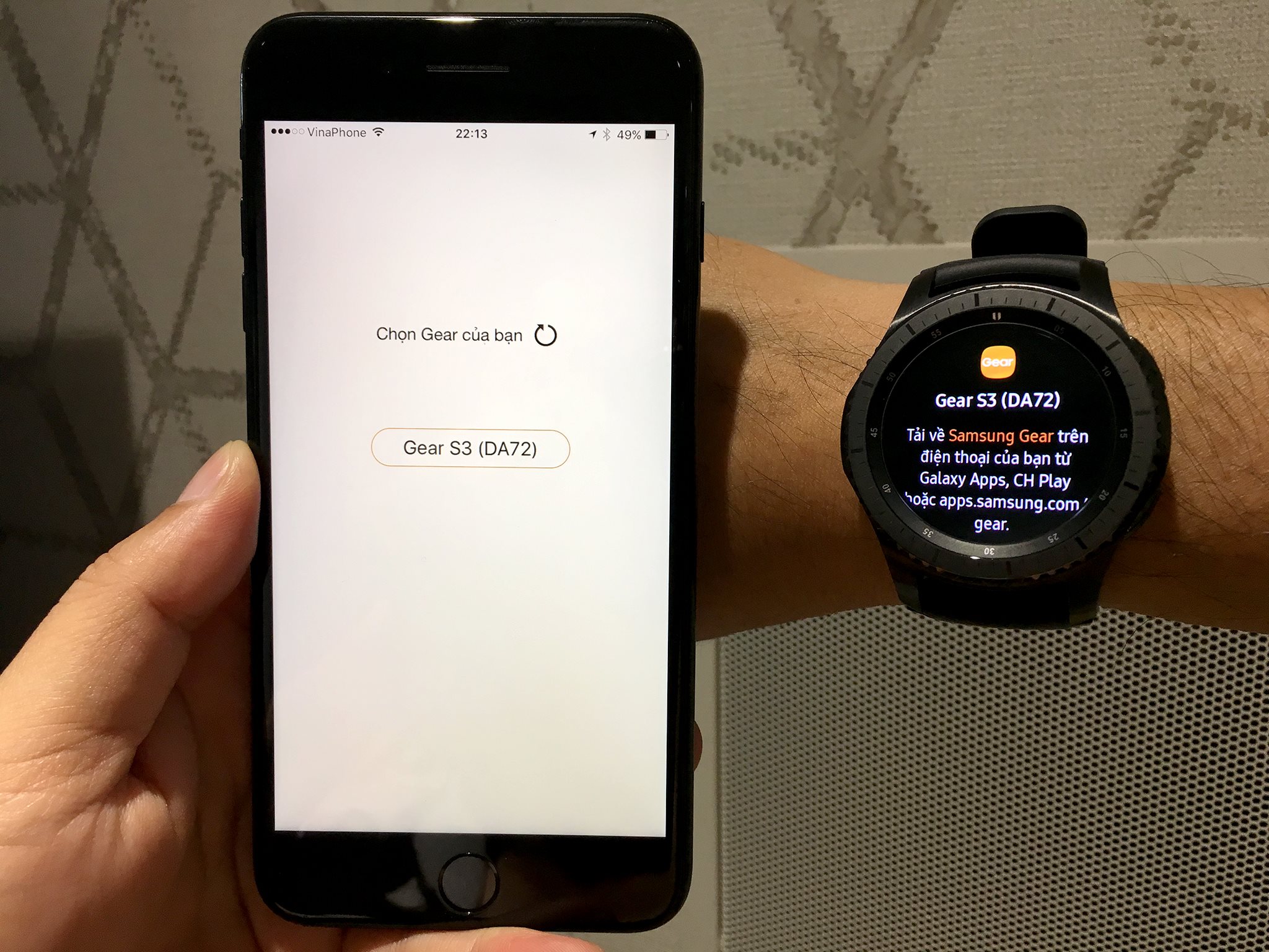 Đã có app Gear S cho iPhone: kết nối với Samsung Gear S2/S3