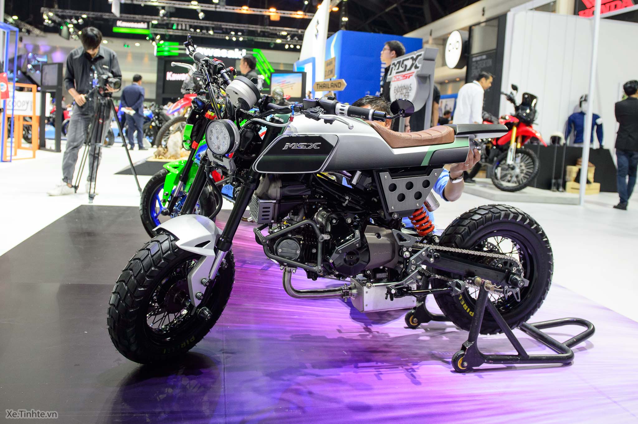 [BIMS 2017] Hai phiên bản độ đẹp của Honda MSX 125SF