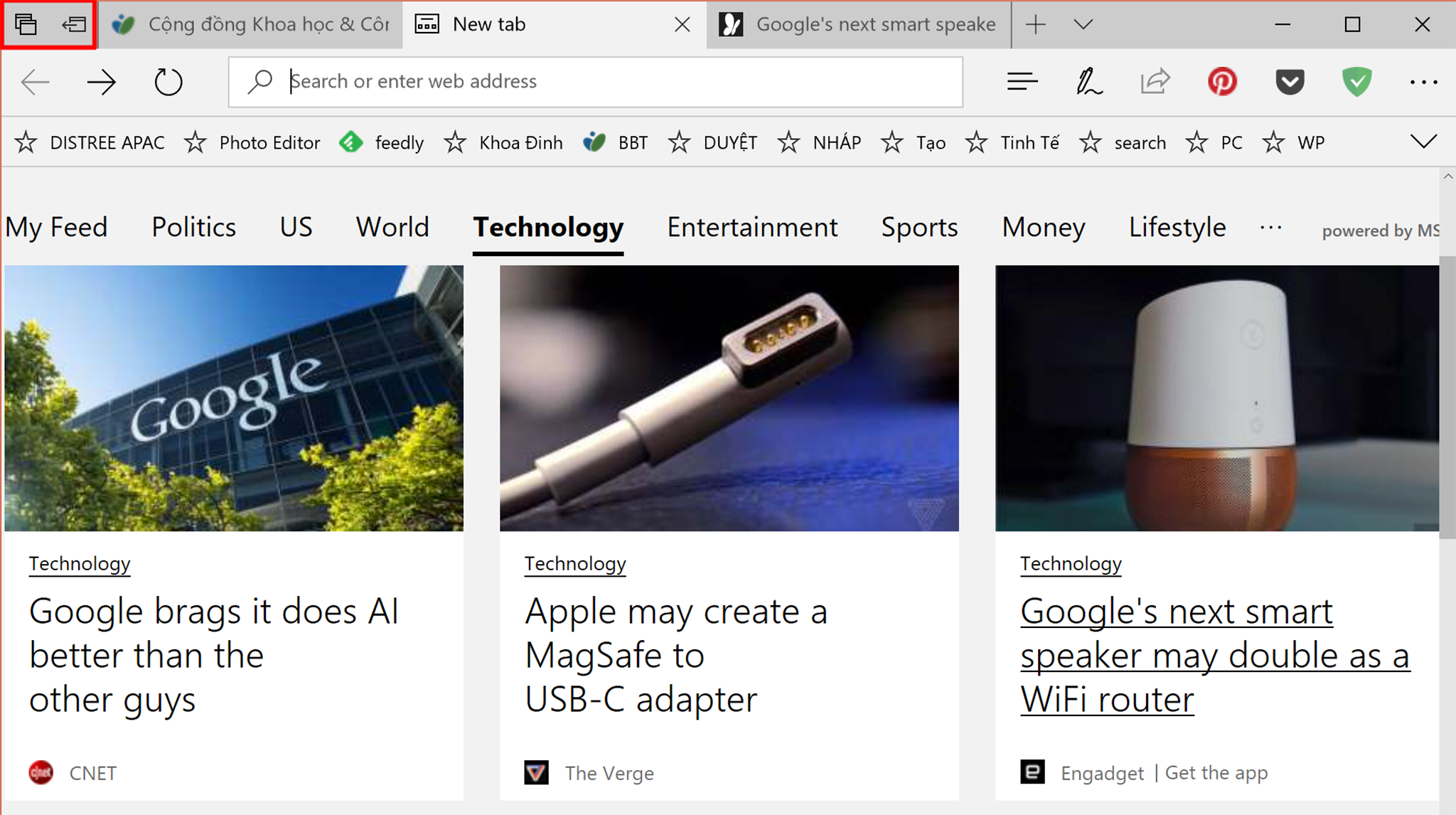 [Windows 10 Creators] Những tính năng mới trên trình duyệt Microsoft ...