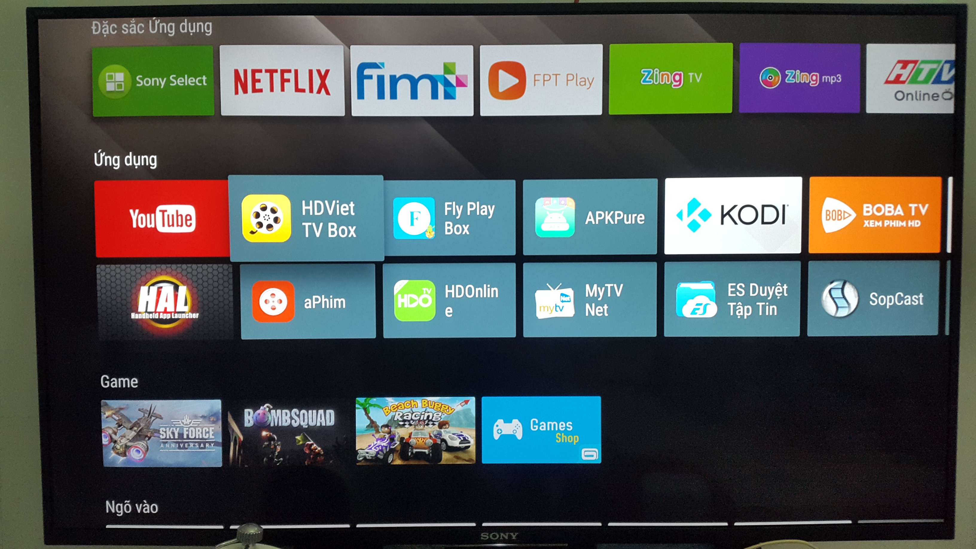 [Android TV] Mang icon ứng dụng cài ngoài ra màn hình Home screen ...