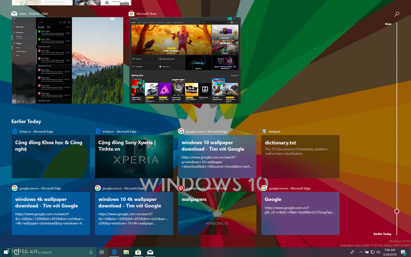 Những tính năng mới hay nhất của Windows 10 Spring Creators: hoàn thiện ...