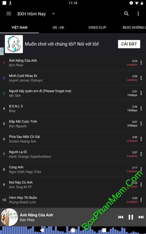 Download ChiaSeNhac -phần mềm nghe nhạc chất lượng cao trên Android ...