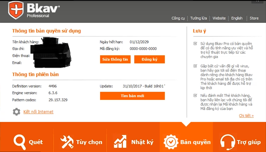Phần mềm diệt virus BKAV PRO Full ( Đã thử ) | Viết bởi Nguyễn Bảo Phúc2