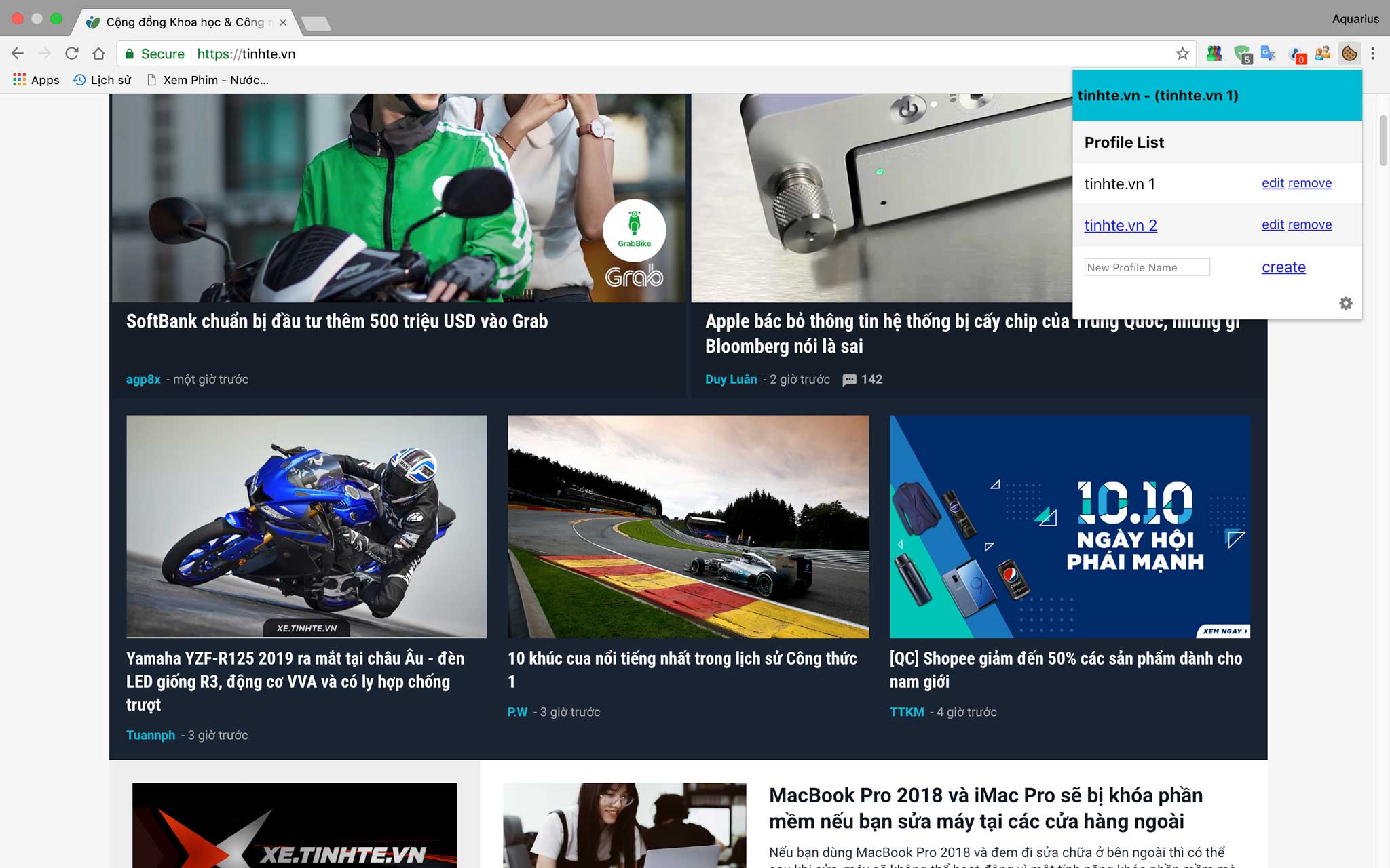 Cách quản lý nhiều trình duyệt web trong Google Chrome | Viết bởi aquarius