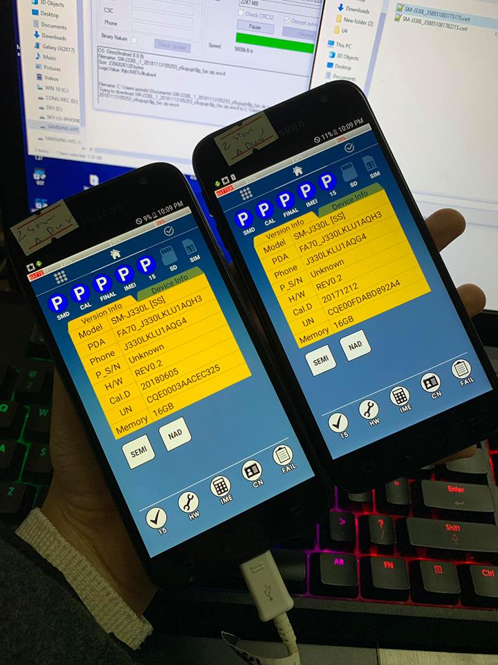 Show - Độ 2 sim cho J3 2017 SM-J330L thành công, cài rom quốc tế | Viết ...