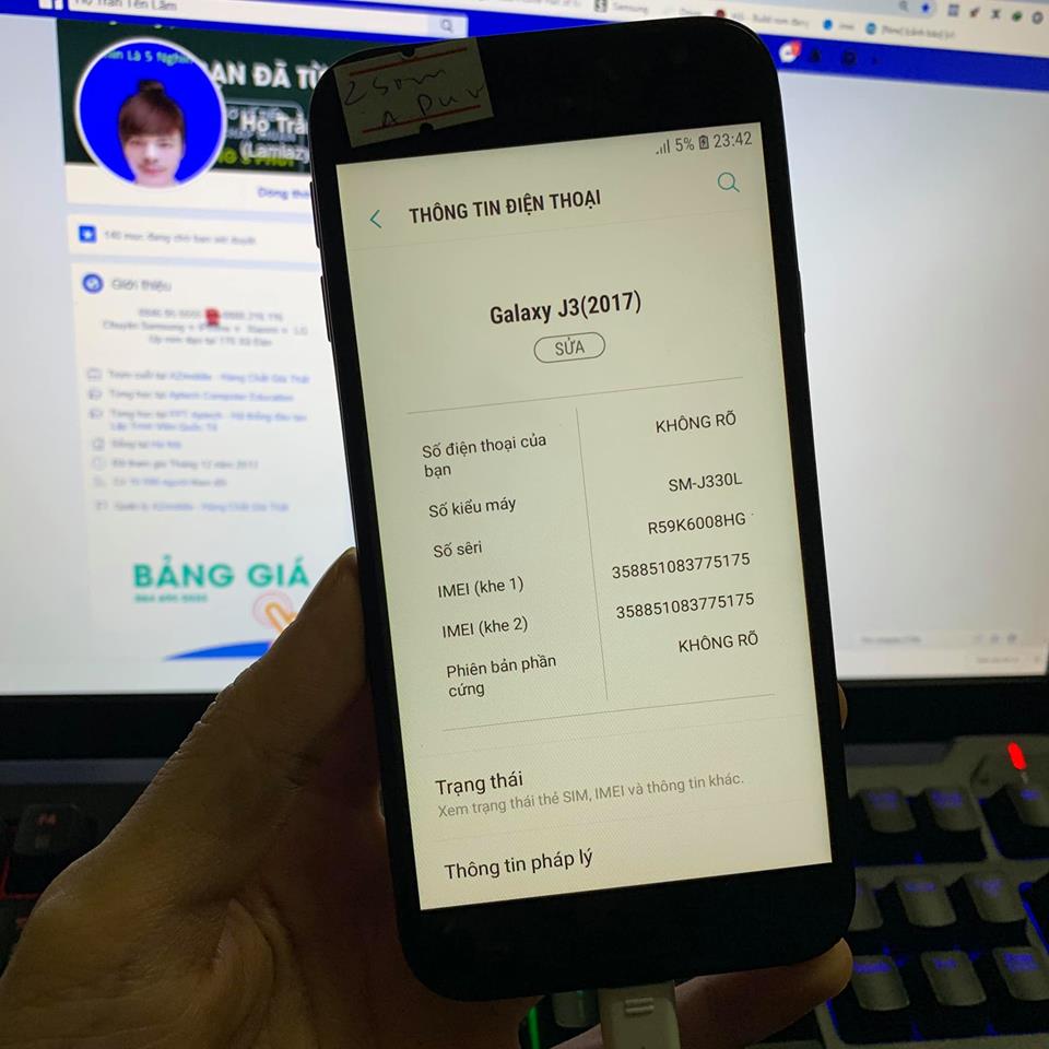 Show - Độ 2 sim cho J3 2017 SM-J330L thành công, cài rom quốc tế | Viết ...