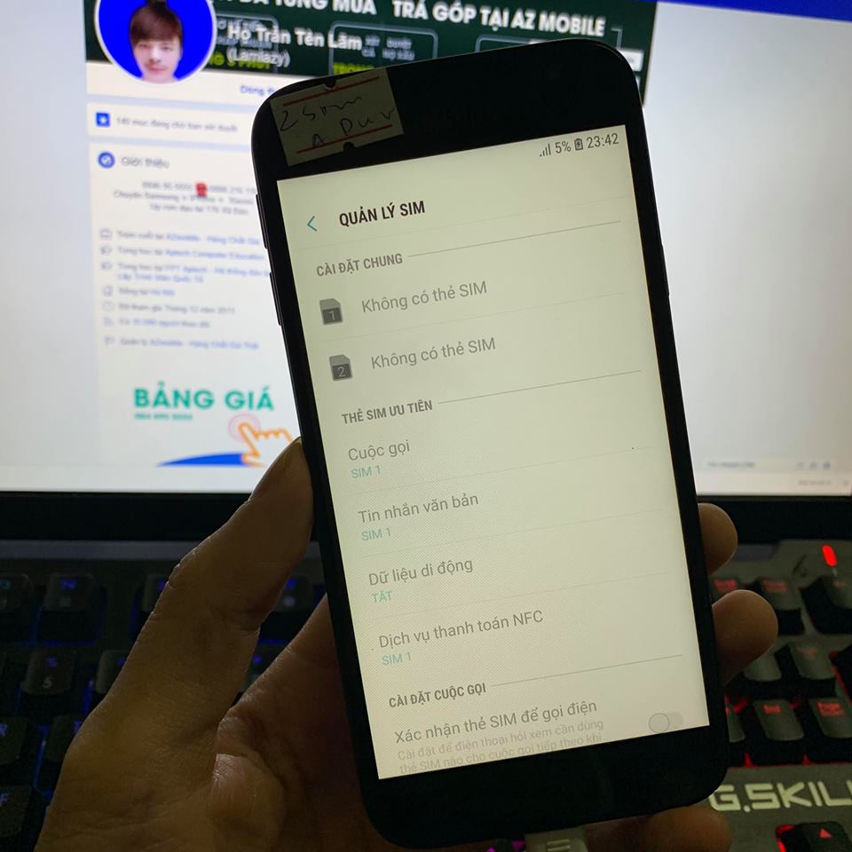 Show - Độ 2 sim cho J3 2017 SM-J330L thành công, cài rom quốc tế | Viết ...