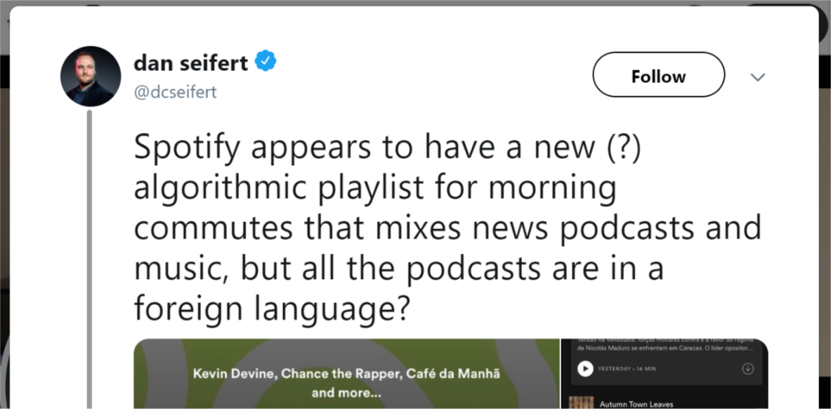 Spotify thử nghiệm thuật toán gợi ý podcast cho người dùng di chuyển ...