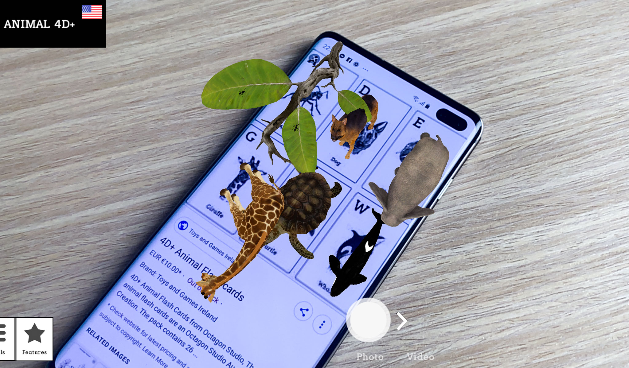 Hướng dẫn tạo động vật 4D bằng điện thoại với ứng dụng Animal 4D+: biết ...