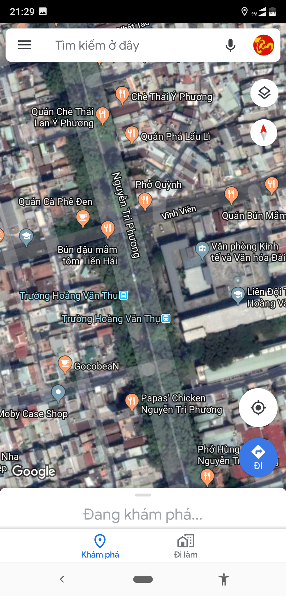 Các bác hướng dẫn cài đặt : cho Google máps làm mất đi thanh màu trắng ...